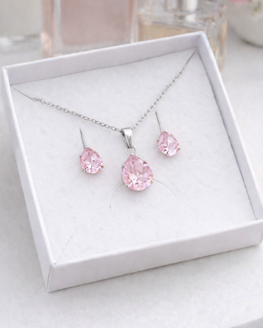 Rotu kompekts Pink Star sudraba – Secret Stones